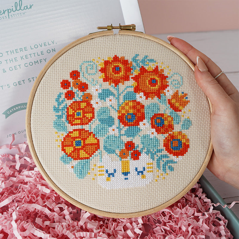 Caterpillar Cross Stitch - Modern Cross Stitch Kits, PDF Patterns and ...