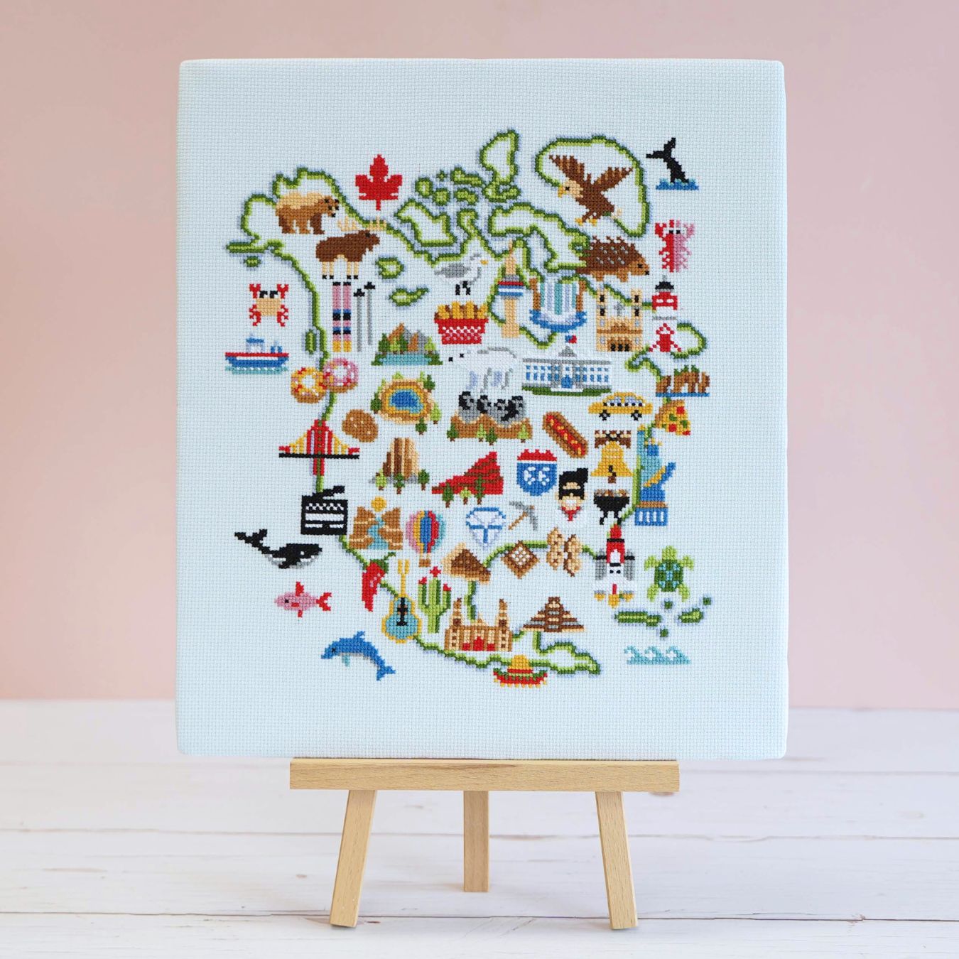 Caterpillar Cross Stitch - Modern Cross Stitch Kits, PDF Patterns and ...