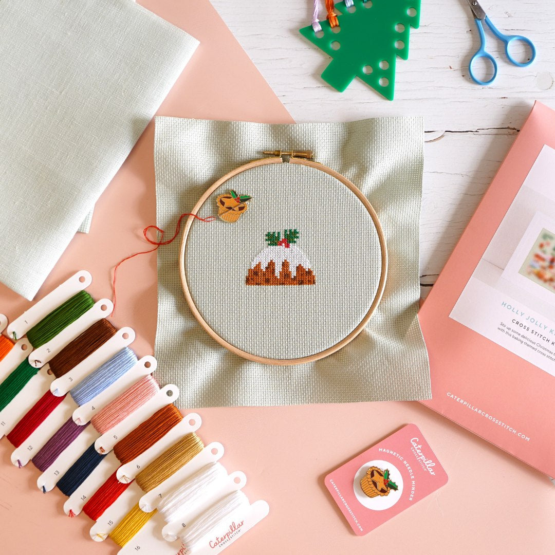 Modern Cross Stitch Kits Collection | Caterpillar Cross Stitch