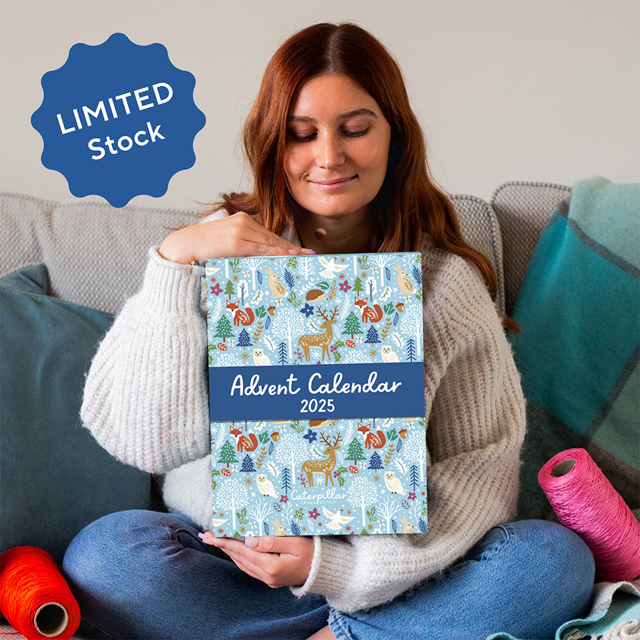 2025 Cross Stitch Advent Calendar Box | Caterpillar Cross Stitch