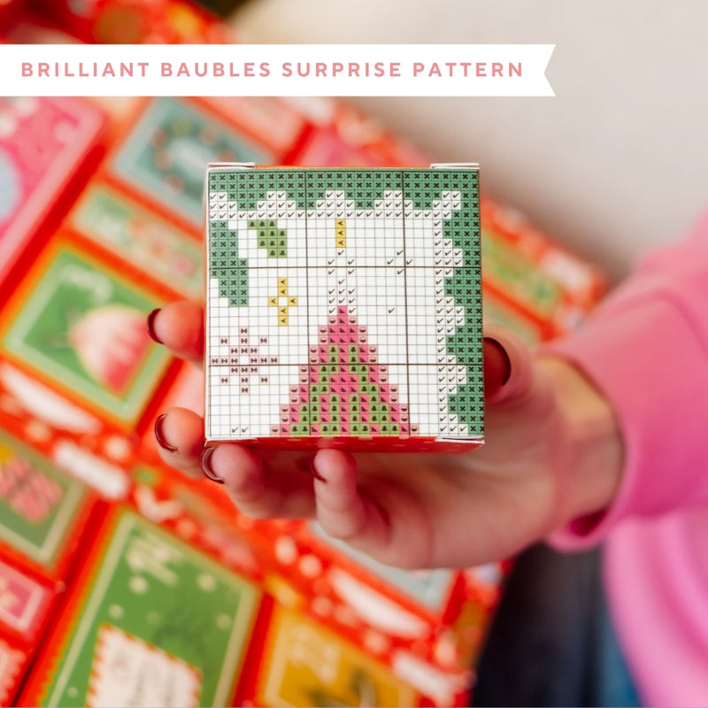 2026 Cross Stitch Advent Calendar Box | Caterpillar Cross Stitch