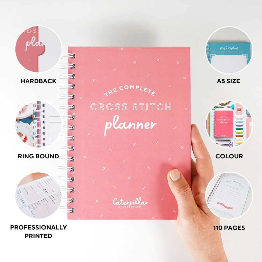 The Complete Cross Stitch Planner Journal | Caterpillar Cross Stitch