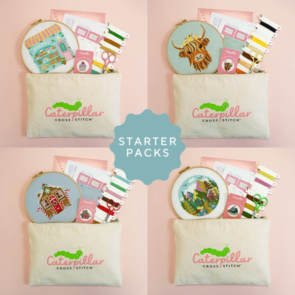Cross Stitch Starter Kits | Caterpillar Cross Stitch