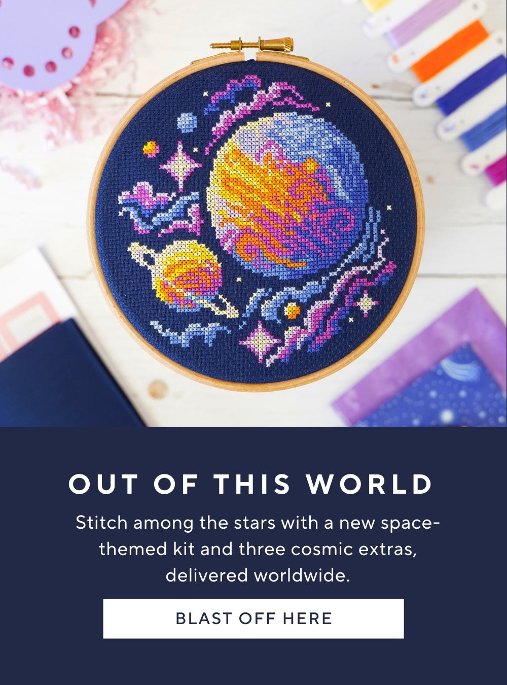 Modern Cross Stitch Kits, Patterns and Needle Minders