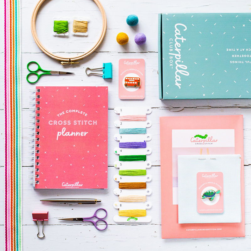 The Complete Cross Stitch Planner Journal | Caterpillar Cross Stitch
