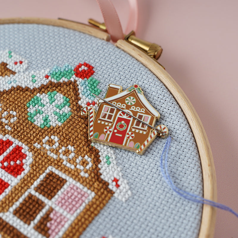 Gingerbread Cottage Cross Stitch Kit | Caterpillar Cross Stitch