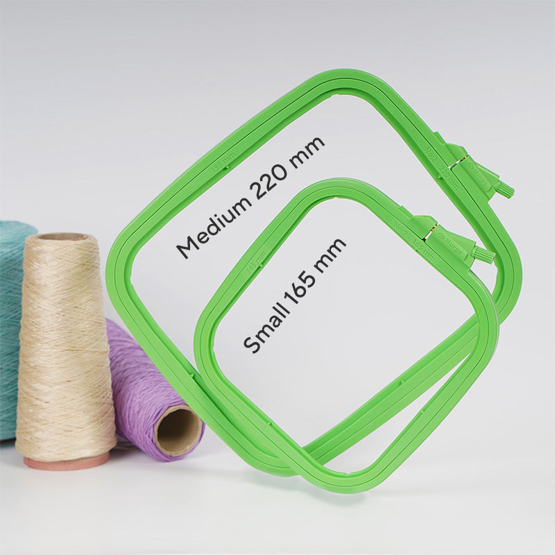 Nurge Rectangular Plastic Hoops for Embroidery and Cross Stitch ...