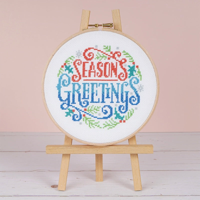 Season's Greetings by Stitchrovia | Caterpillar Cross Stitch