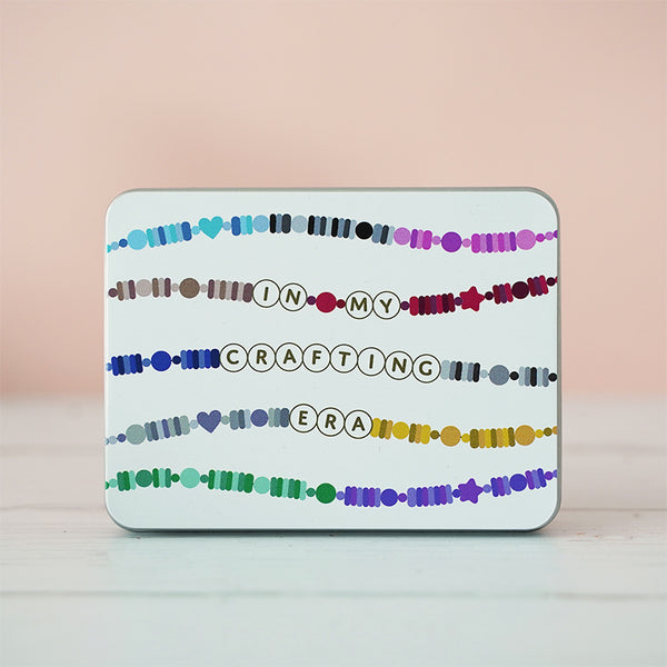 Crafting Era Storage Tin | Caterpillar Cross Stitch