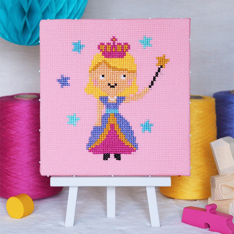 Children's Cross Stitch Pattern - Princess | Caterpillar Cross Stitch