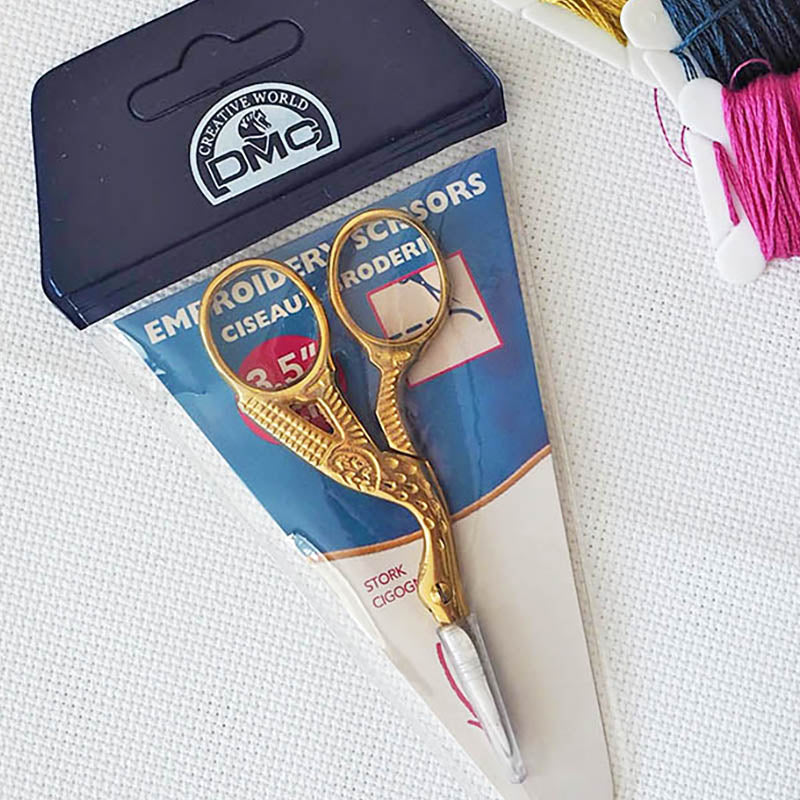 Cross Stitch - DMC Stork Scissors UK | Caterpillar Cross Stitch